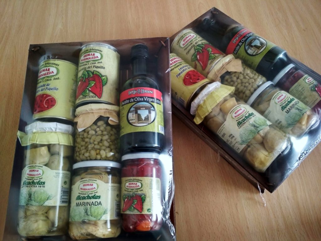 Cesta de productos variados - Cooperativa de Marinaleda